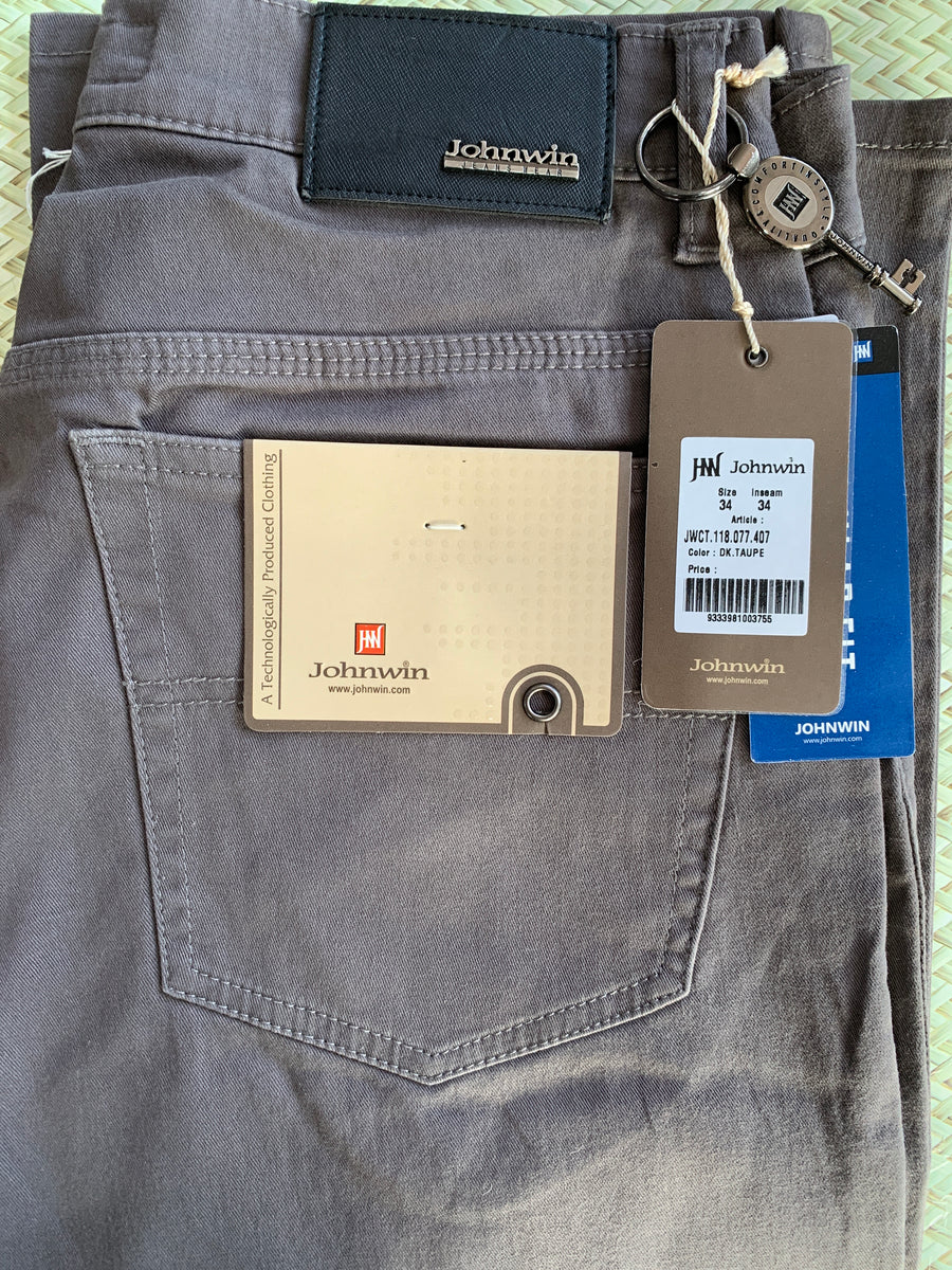Johnwin Jeans, dark Taupe 118.077.407 – Clobberz Men's Wear